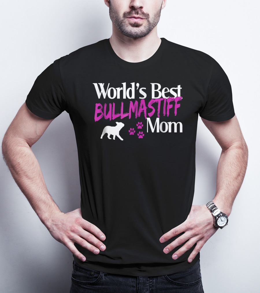 World's Best Bullmastiff Dog Mom Owners21 T-Shirt