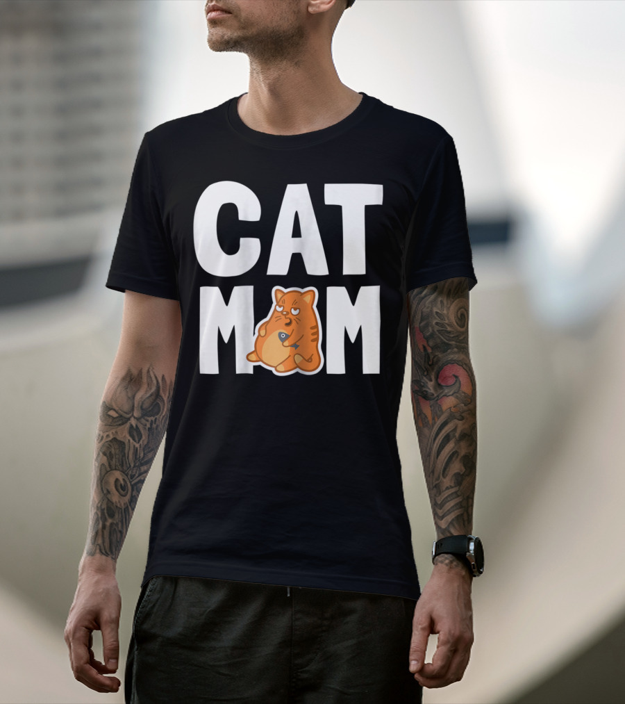 CAT MOM I Cool Pet Owner Mother T-Shirt