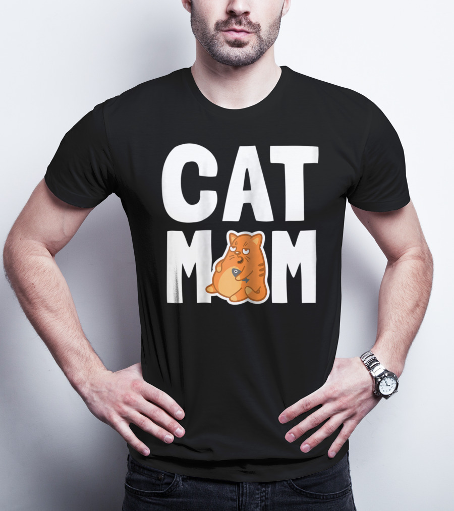 CAT MOM I Cool Pet Owner Mother T-Shirt