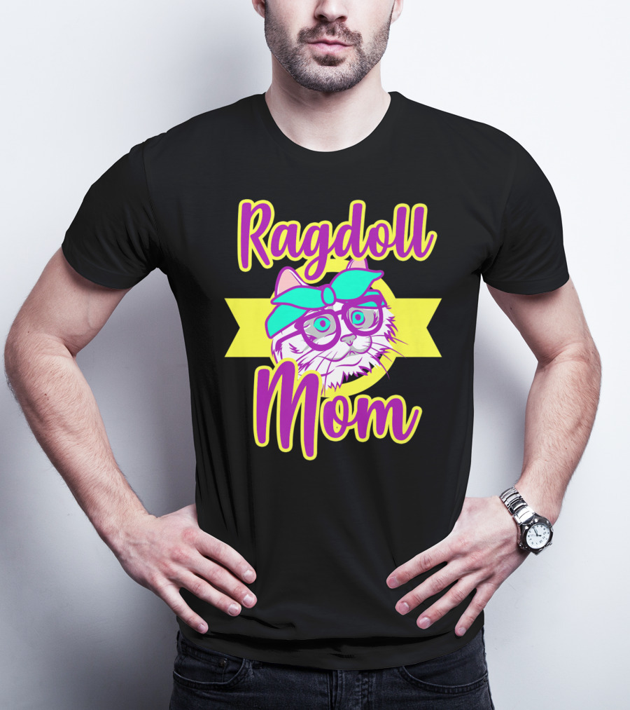 Ragdoll Mom Cats Lovers Women Her Christmas T-Shirt