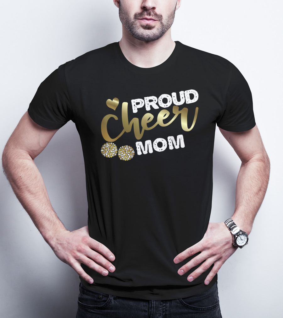 Proud Cheer Mom Cheerleader Pride Sports T-Shirt