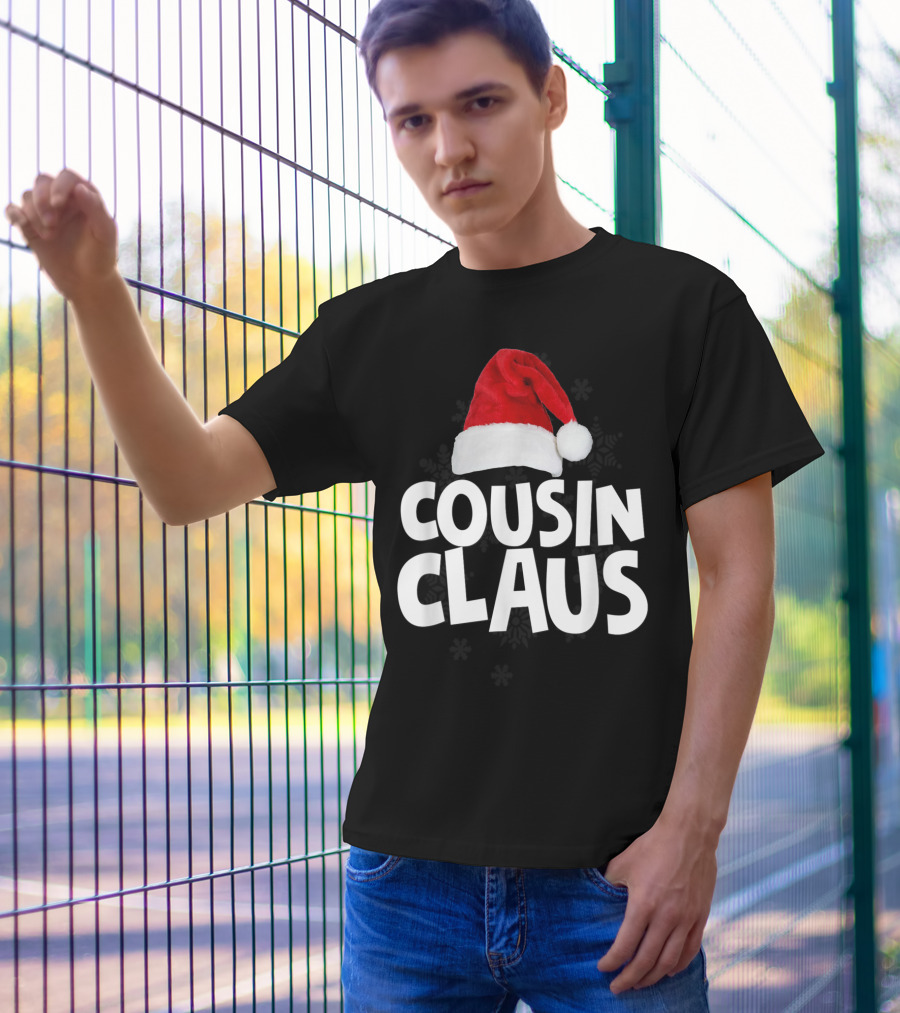 Cousin Claus Santa Christmas Matching Family Tribe T-Shirt