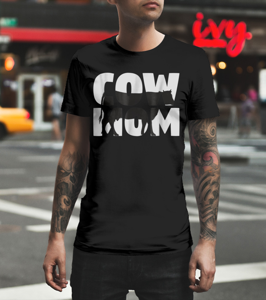 Cow Mom Cow Lover For Mother T-Shirt