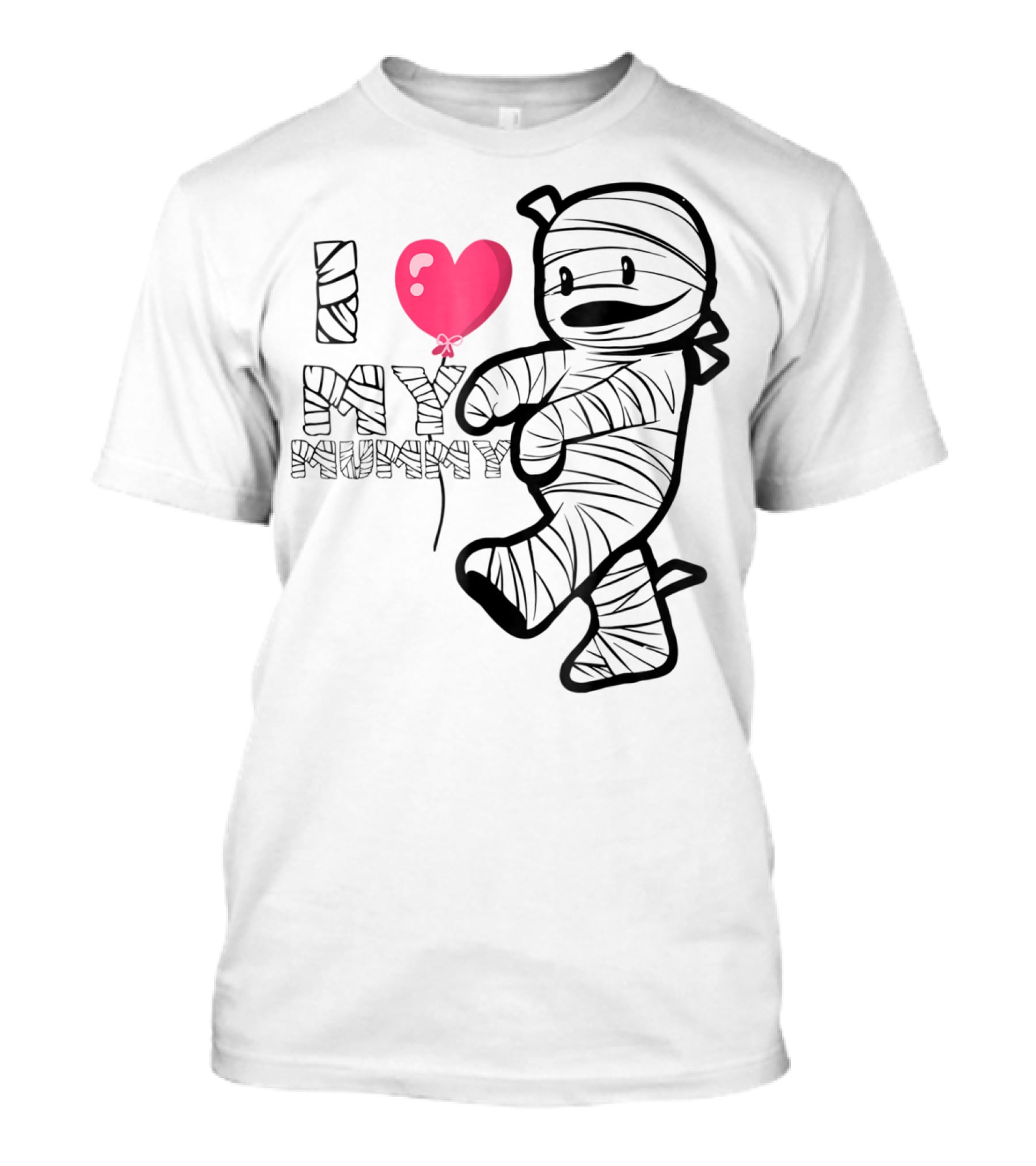 I Love My Mummy Cute Heart Balloon T-Shirt