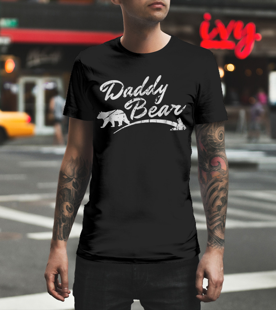 Daddy Bear Mama Bear Matching Family Mom Bear Arrow T-Shirt