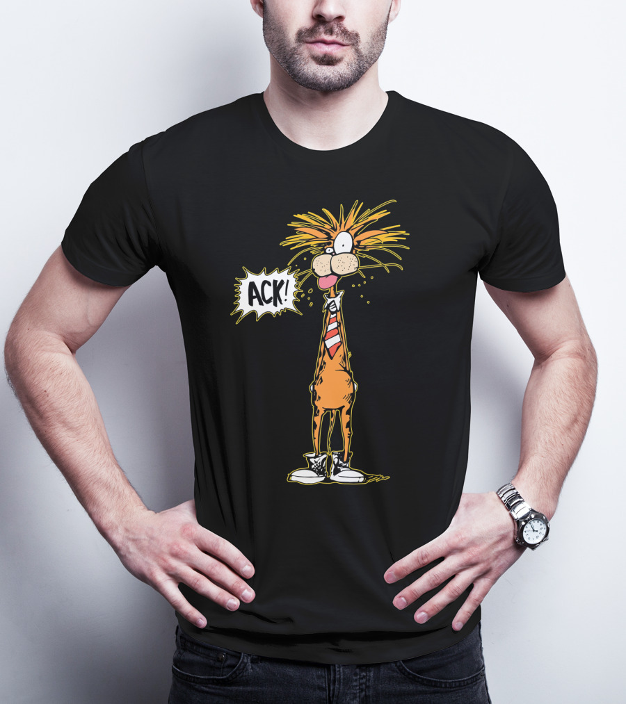 Bill The Cat ACK Bloom County Comic Character T-Shirt