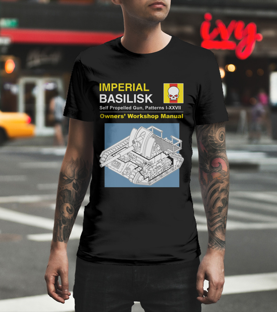 IMPERIAL BASILISK Self Propelled Gun Owners' Workshop Manual T-Shirt