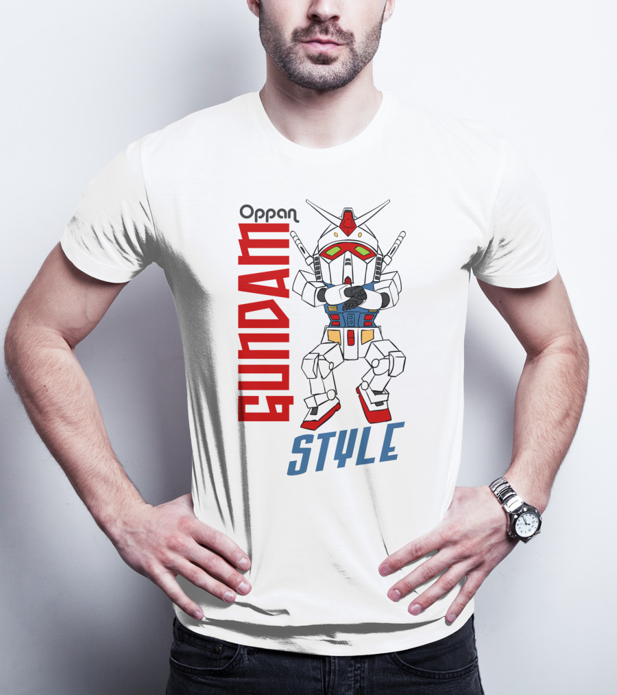Oppan Gundam Style Vintage Mecha Dance T-Shirt