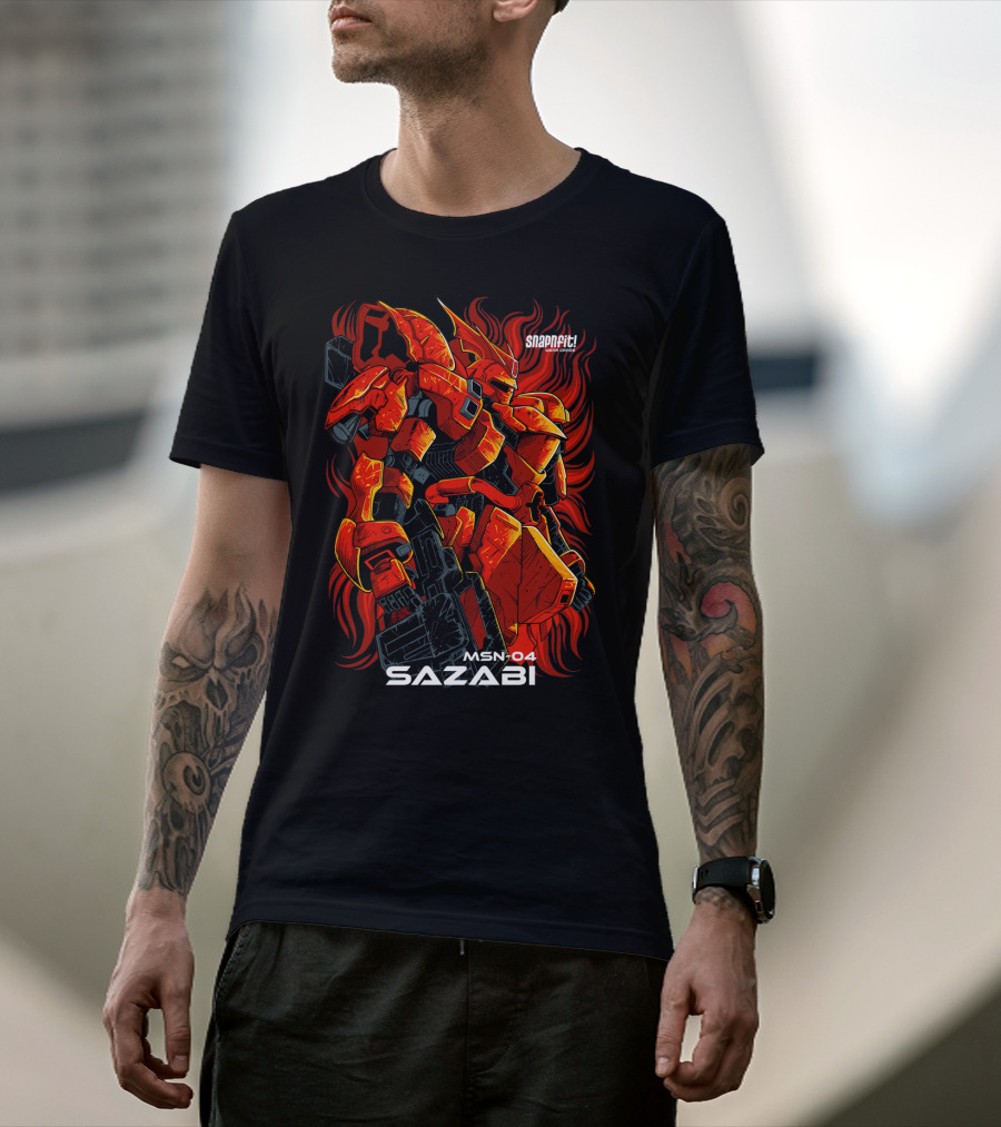 Snapfit MSN-04 Sazabi Gundam T-Shirt