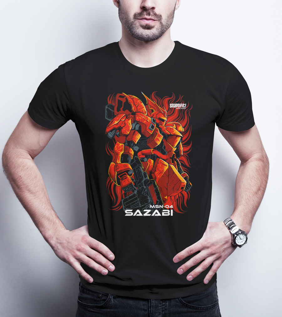 Snapfit MSN-04 Sazabi Gundam T-Shirt