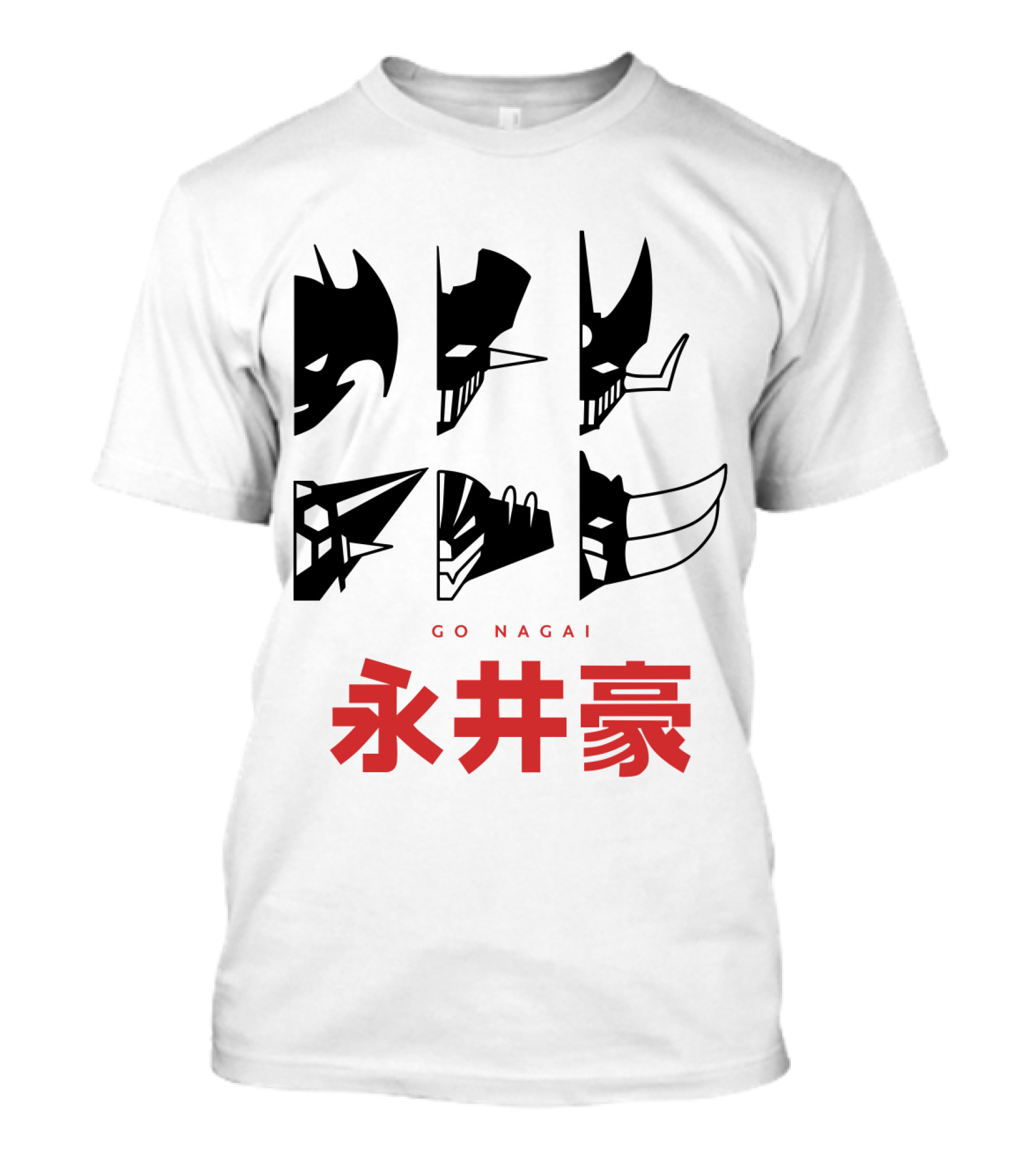 GO NAGAI 永井豪 Iconic Characters Silhouette Collection T-Shirt
