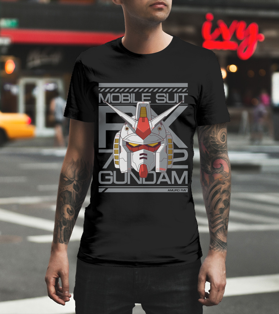 Mobile Suit RX 78 2 Gundam Amuro Ray T-Shirt