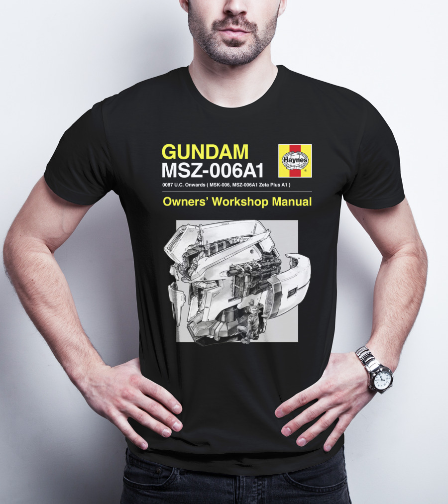 Gundam MSZ-006A1 Zeta Plus Owners' Workshop Manual Haynes 0087 U.C. Onwards T-Shirt