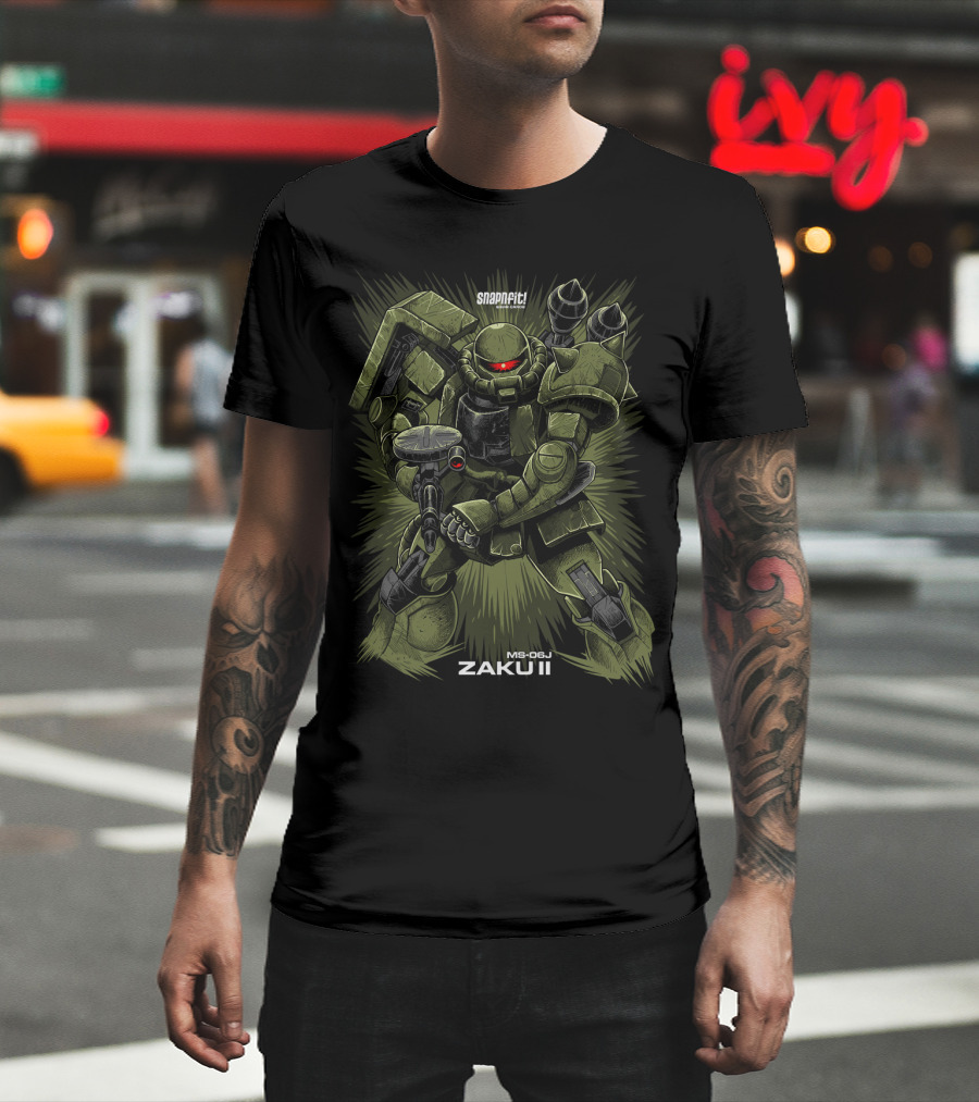 MS 06J ZAKU II Snapfit Model Robot T-Shirt