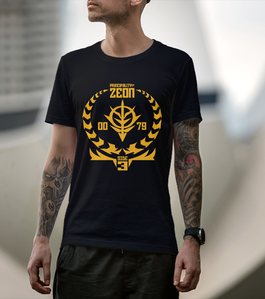 Principality Of Zeon 0079 Side 3 Emblem T-Shirt