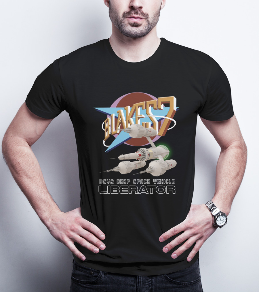 Blake's 7 DSV2 Deep Space Vehicle Liberator T-Shirt