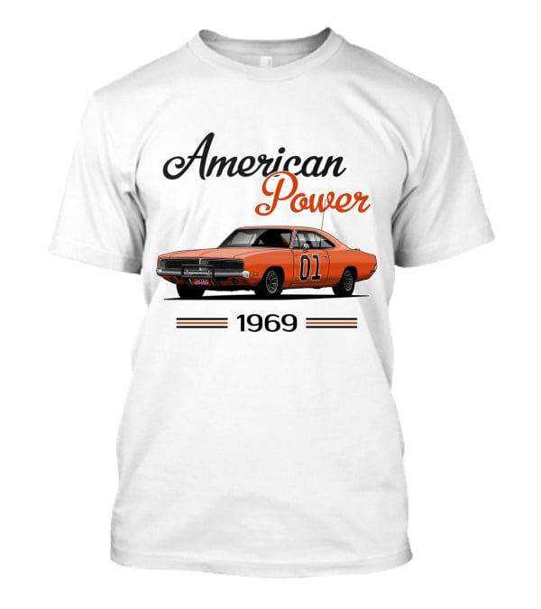 American Power 1969 Dukes Of Hazzard Charger 01 T-Shirt