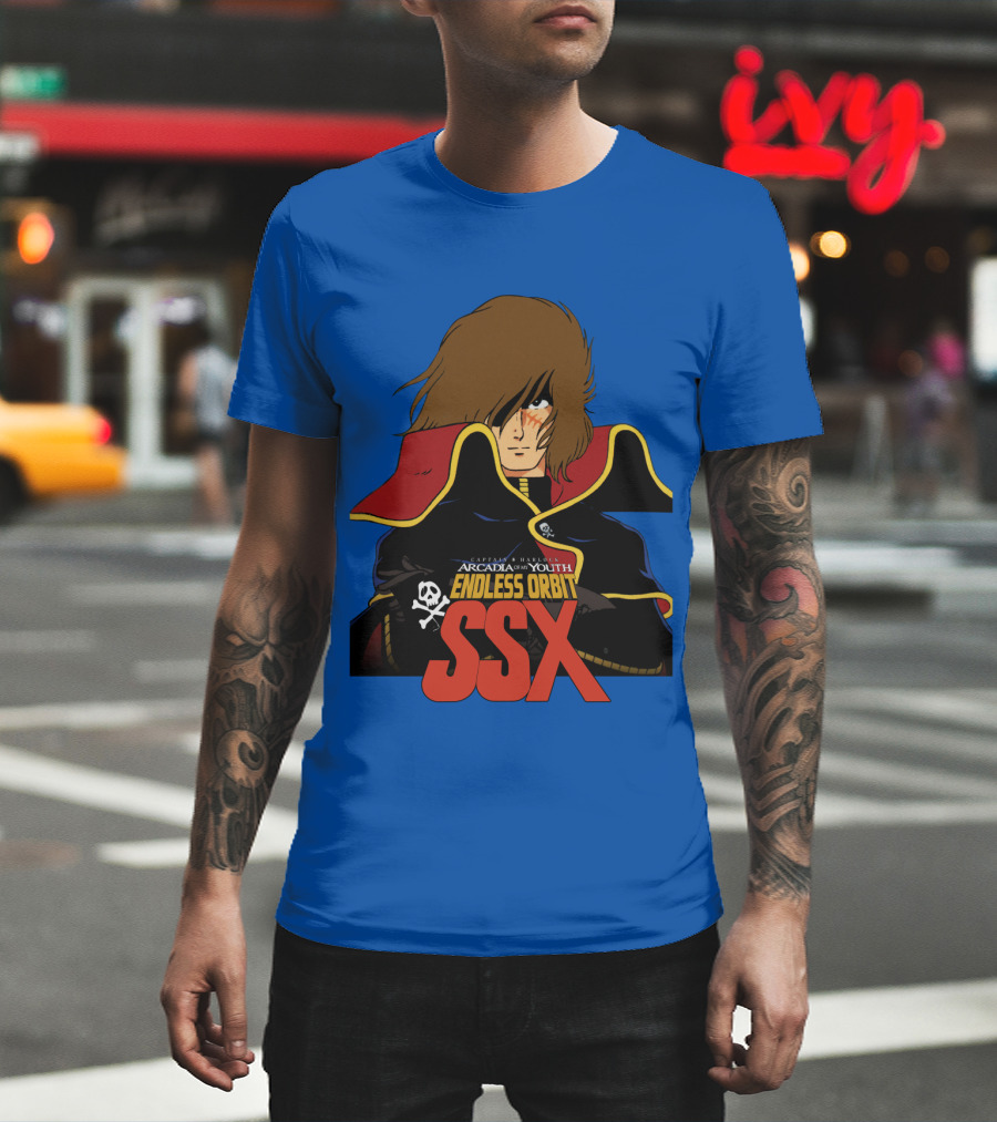 Captain Harlock Arcadia Of My Youth Endless Orbit SSX T-Shirt