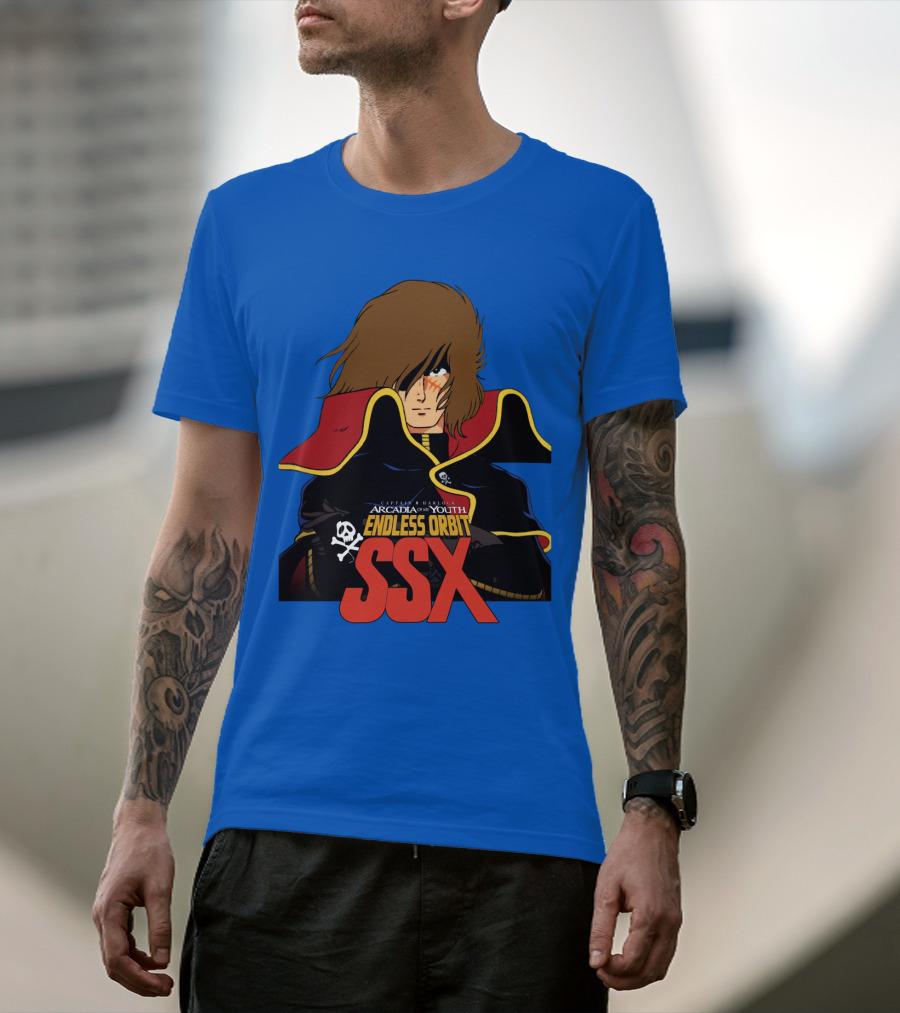 Captain Harlock Arcadia Of My Youth Endless Orbit SSX T-Shirt