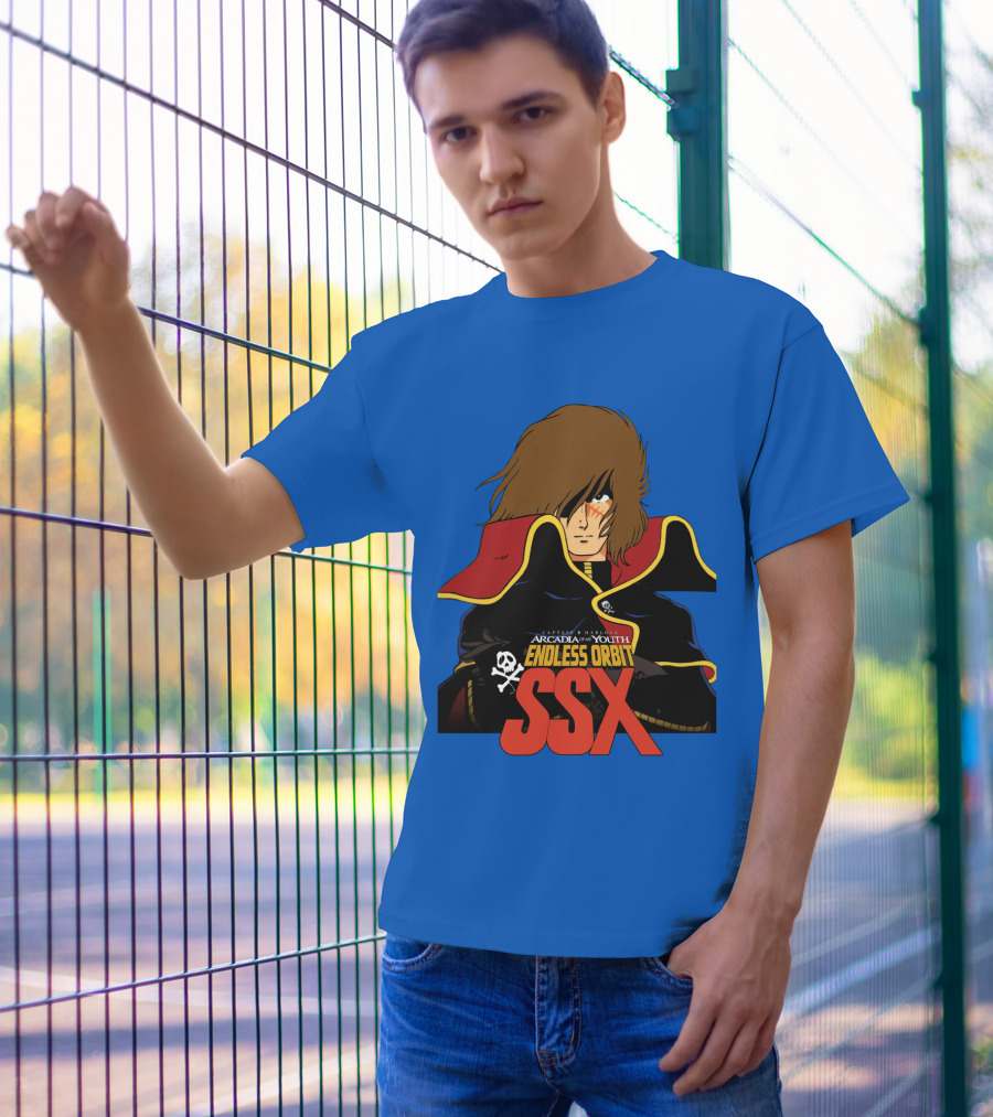 Captain Harlock Arcadia Of My Youth Endless Orbit SSX T-Shirt