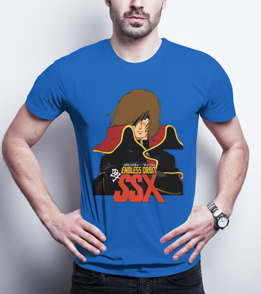Captain Harlock Arcadia Of My Youth Endless Orbit SSX T-Shirt