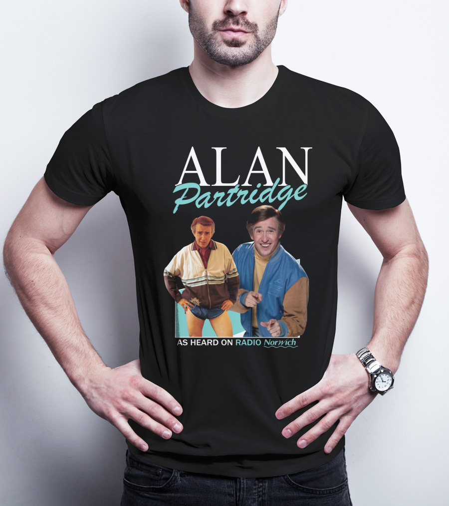 ALAN Partridge As Heard On RADIO Norwich T-Shirt