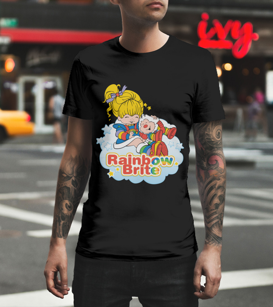 Rainbow Brite And Twink Smiling Happiness Cloud Adventure T-Shirt