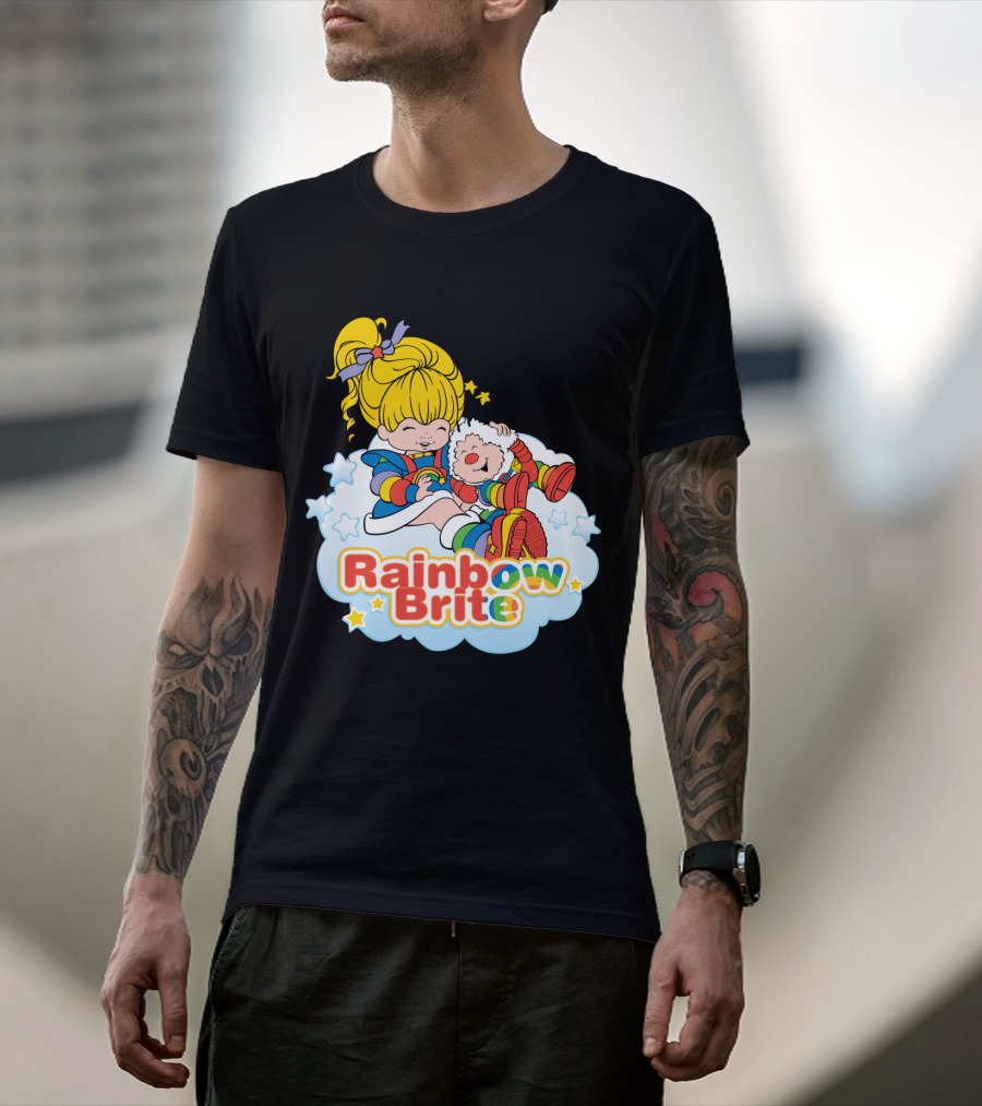 Rainbow Brite And Twink Smiling Happiness Cloud Adventure T-Shirt