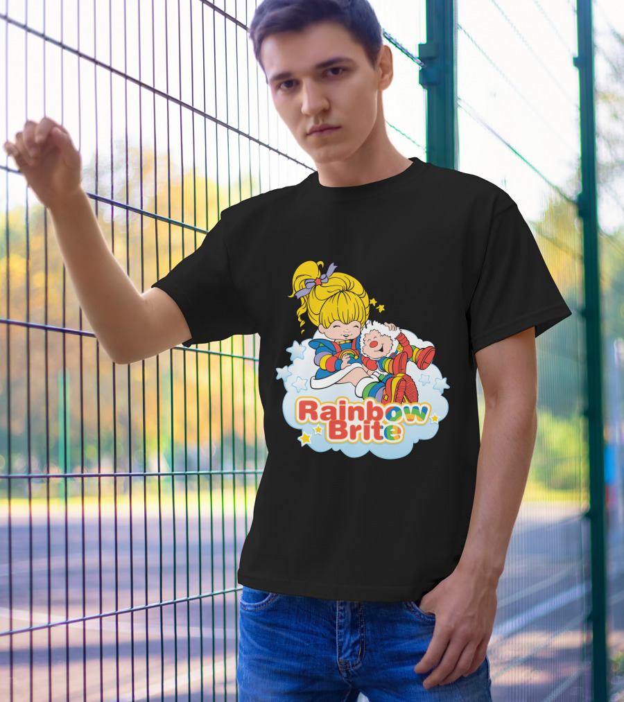 Rainbow Brite And Twink Smiling Happiness Cloud Adventure T-Shirt