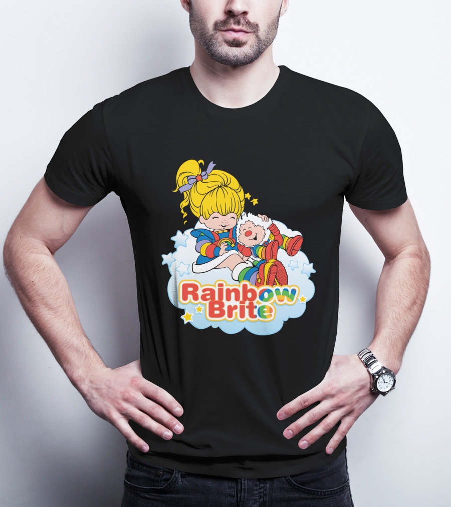 Rainbow Brite And Twink Smiling Happiness Cloud Adventure T-Shirt