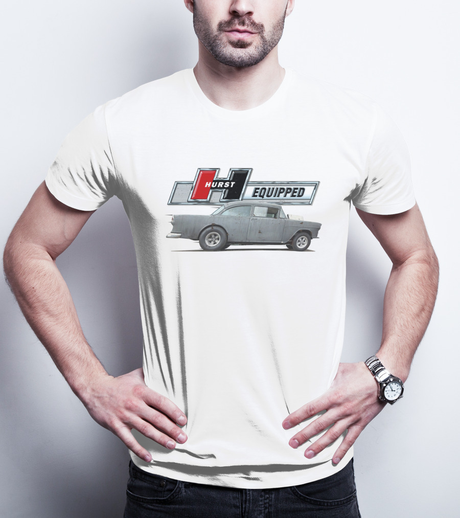 Two Lane Blacktop Hurst Equipped Classic Car Symbolism T-Shirt