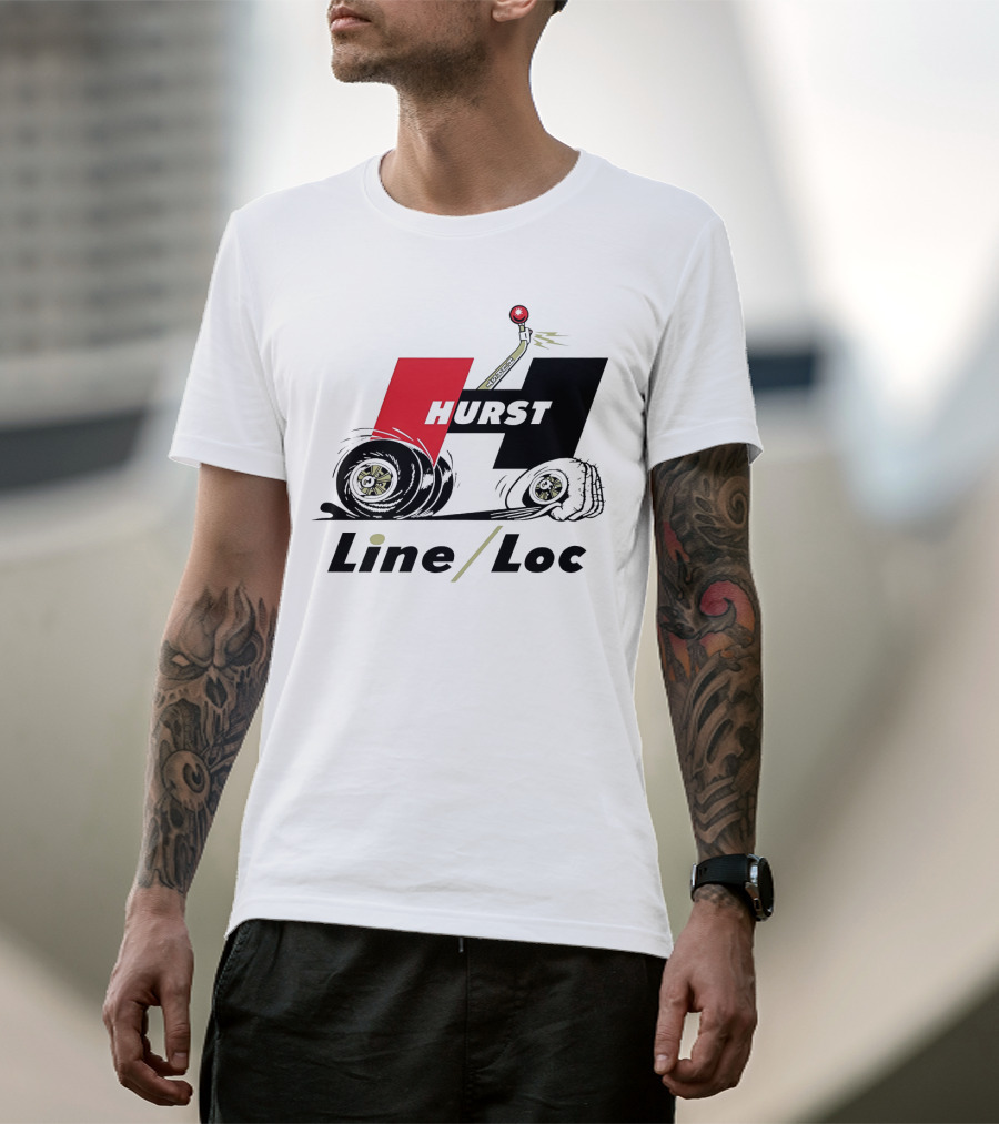 Hurst Line Loc Racing Tire Burnout T-Shirt