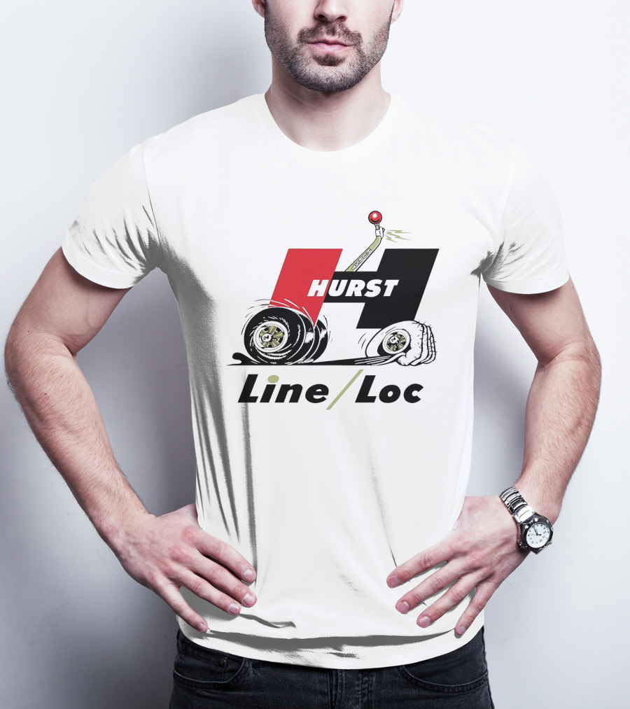 Hurst Line Loc Racing Tire Burnout T-Shirt
