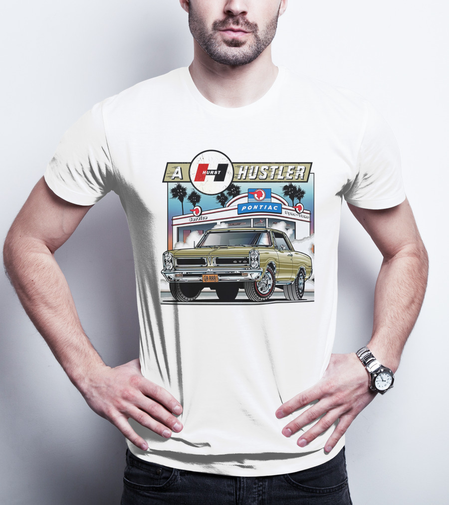 A Hurst Hustler 1965 Pontiac GTO Speeding T-Shirt