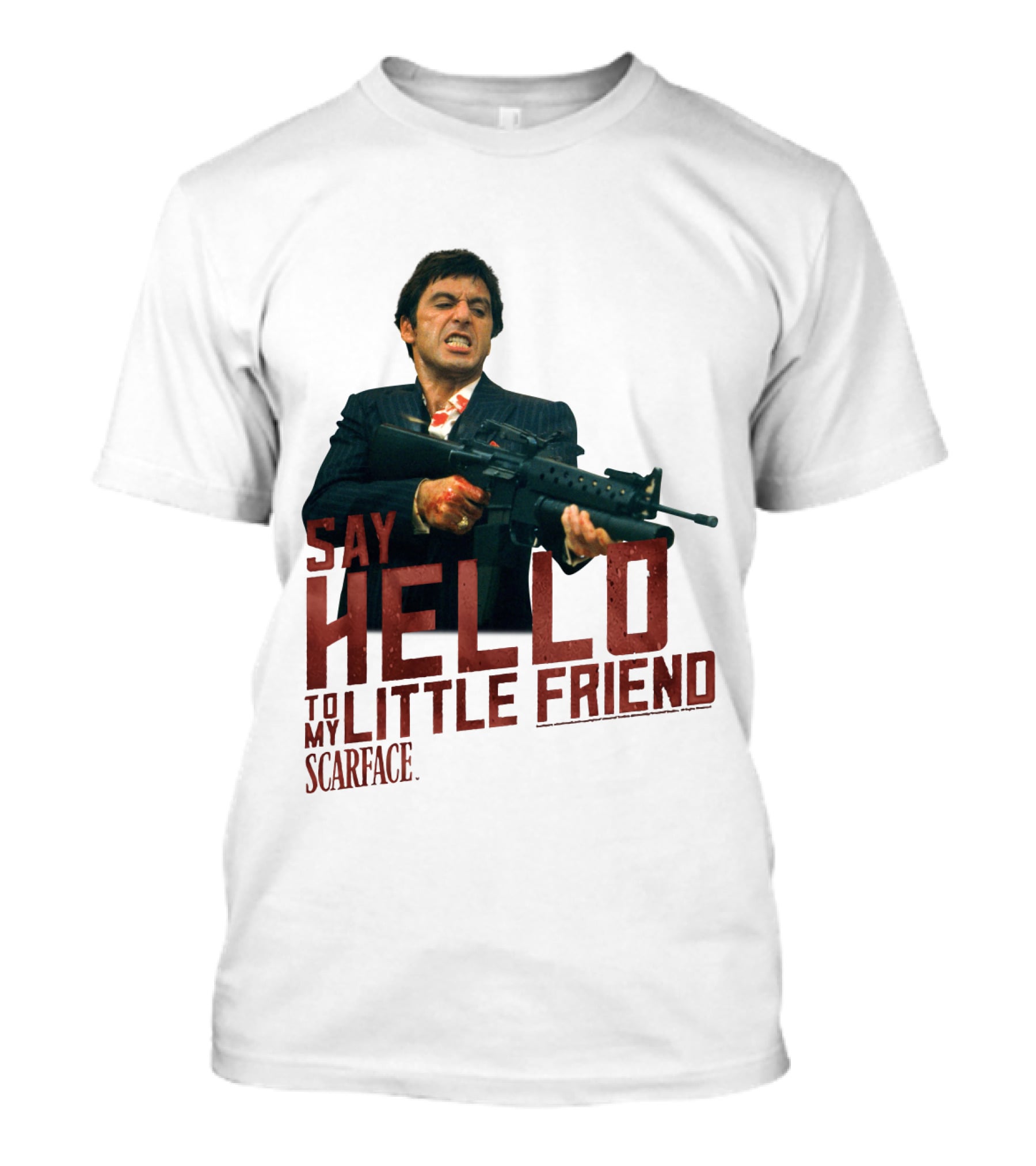 Say Hello To My Little Friend Scarface Movie Iconic Scene T-Shirt