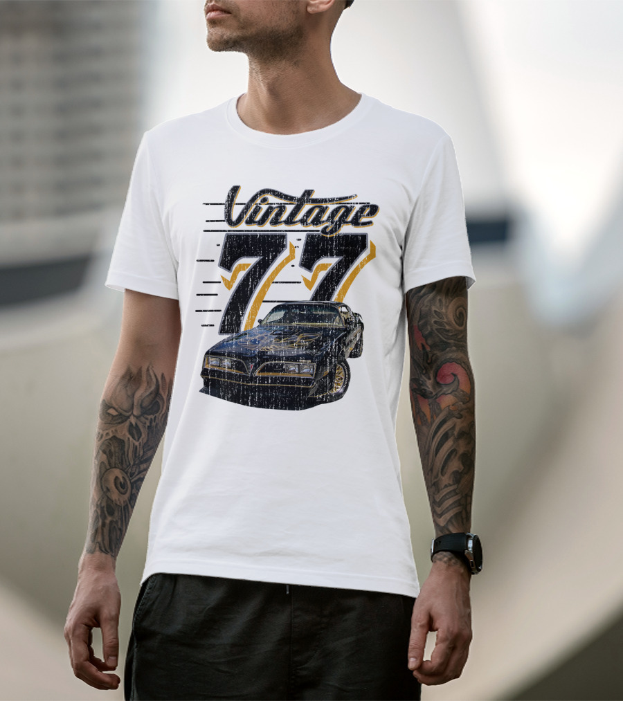 Vintage 77 Smokey And The Bandit 1977 Pontiac Trans Am T-Shirt
