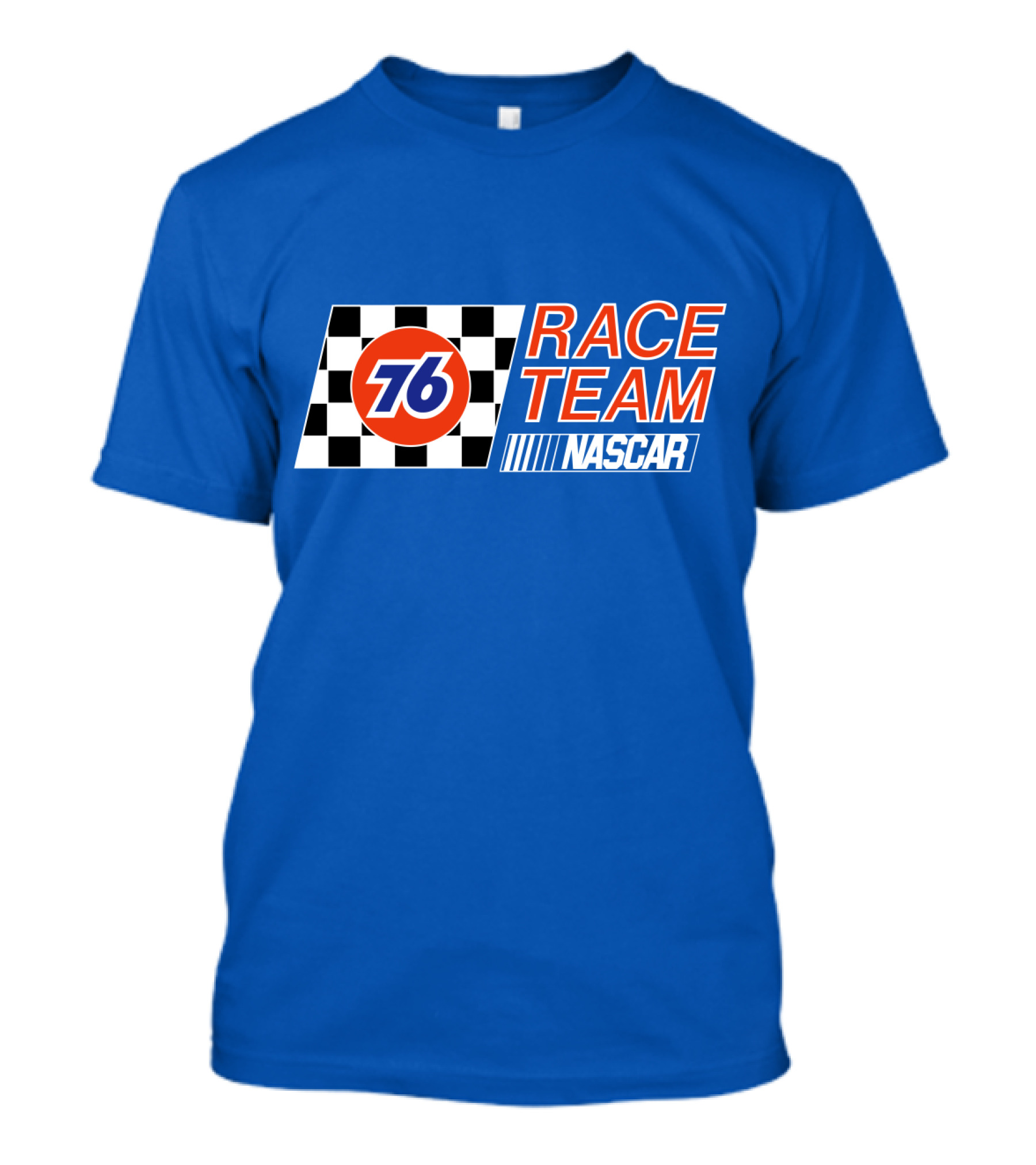 Union 76 Race Team NASCAR Checkered Flag T-Shirt