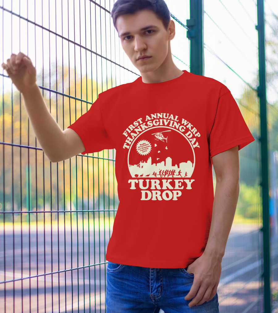 First Annual Wkrp Thanksgiving Day Turkey Drop Radio Presentation Live T-Shirt