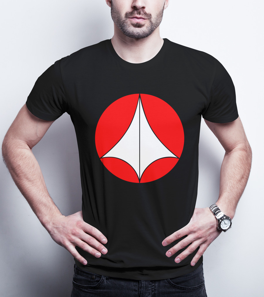 Robotech Symbol Red And White Circle Emblem T-Shirt