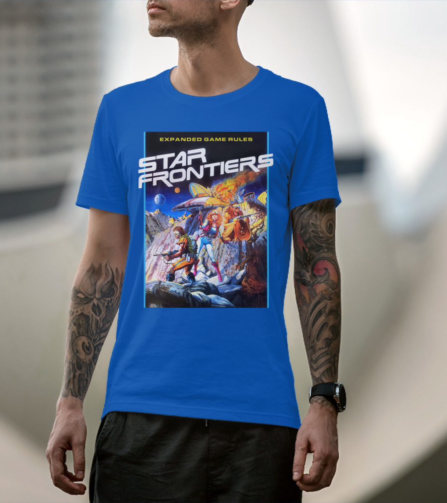Star Frontiers Expanded Game Rules Retro Sci-Fi Adventure T-Shirt