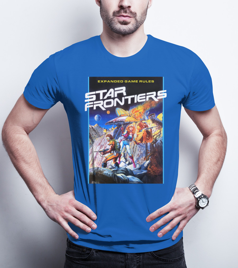 Star Frontiers Expanded Game Rules Retro Sci-Fi Adventure T-Shirt