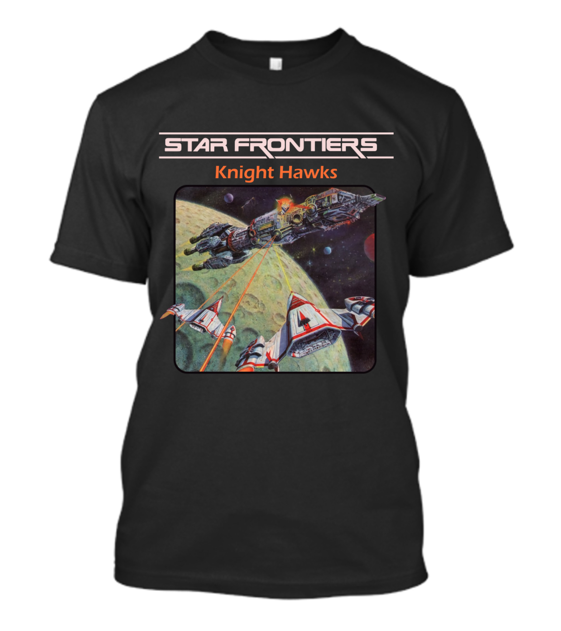 Star Frontiers Knight Hawks Space Adventure 1980s Sci-Fi Retro T-Shirt