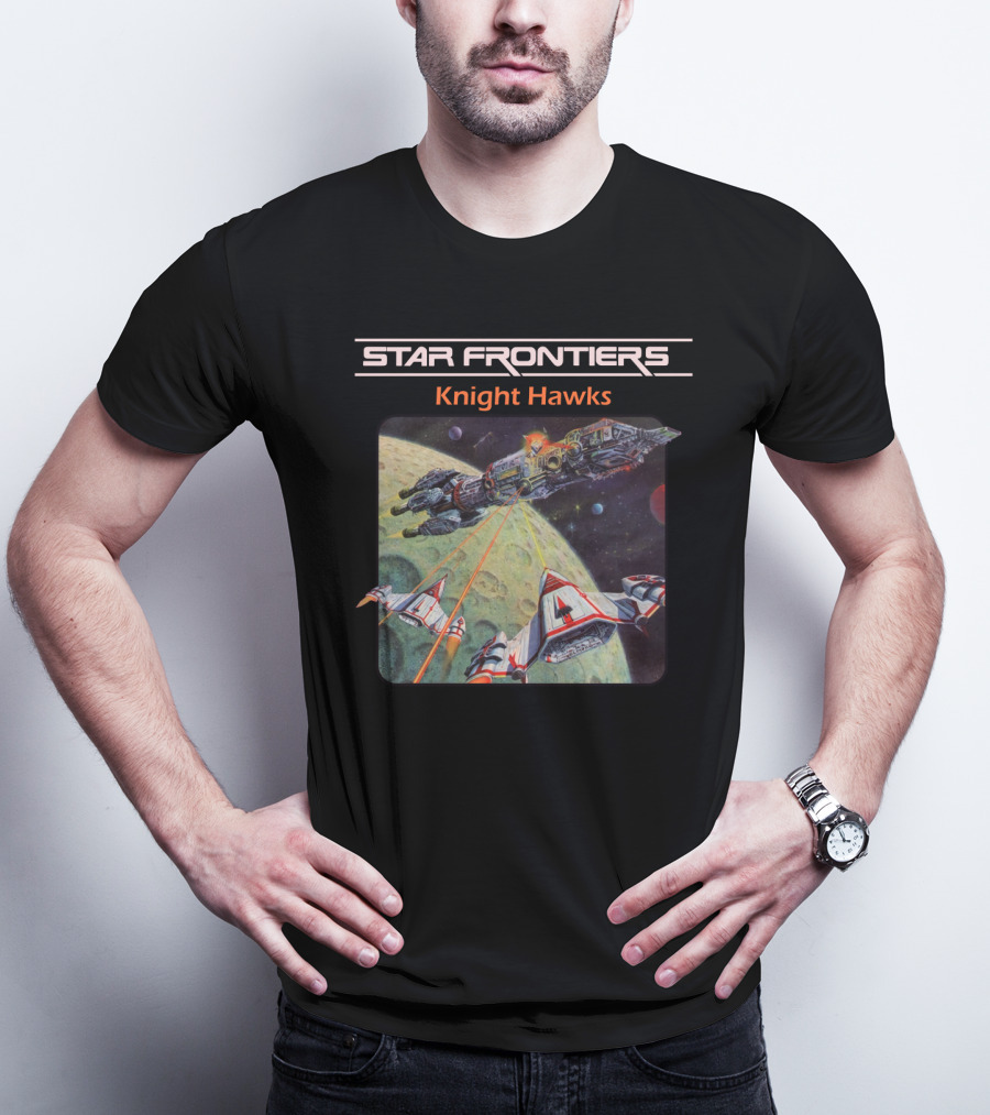 Star Frontiers Knight Hawks Space Adventure 1980s Sci-Fi Retro T-Shirt