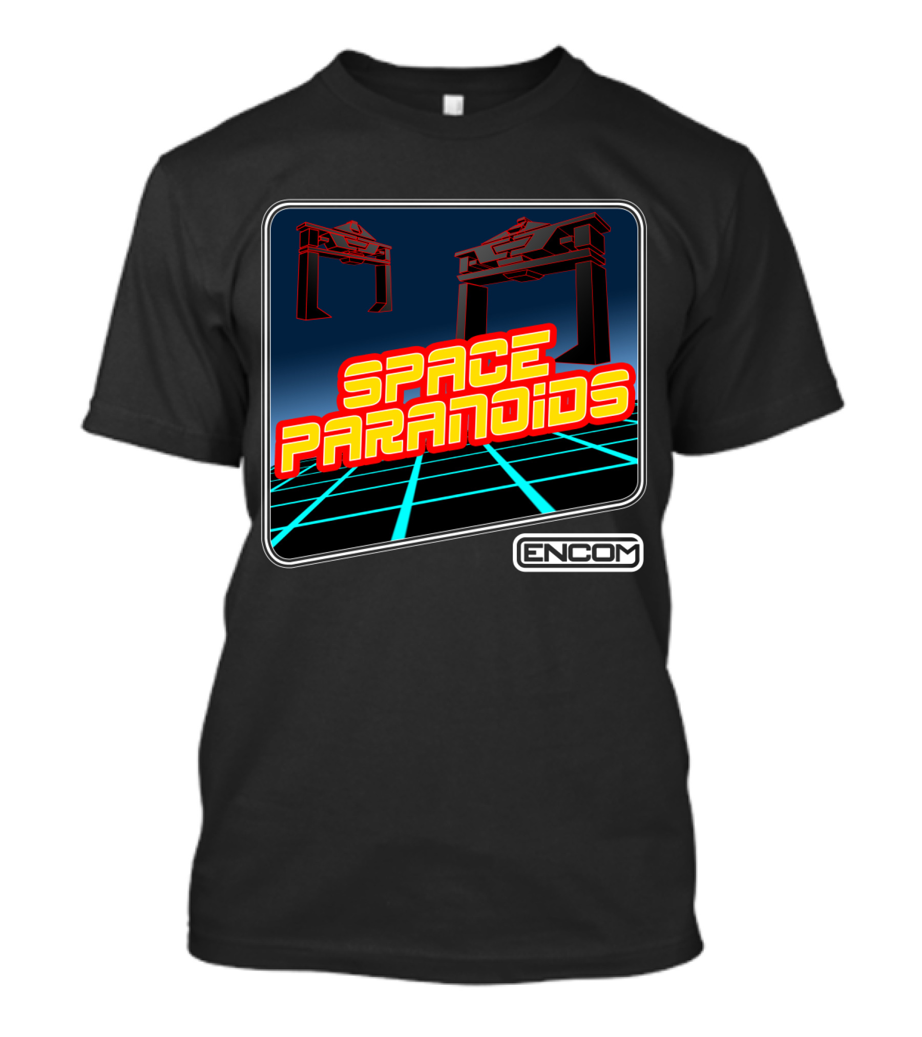 Space Paranoids Encom Retro Arcade T-Shirt