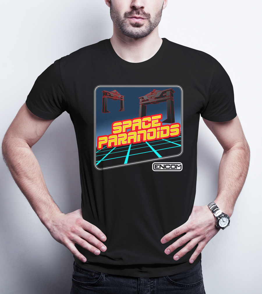 Space Paranoids Encom Retro Arcade T-Shirt