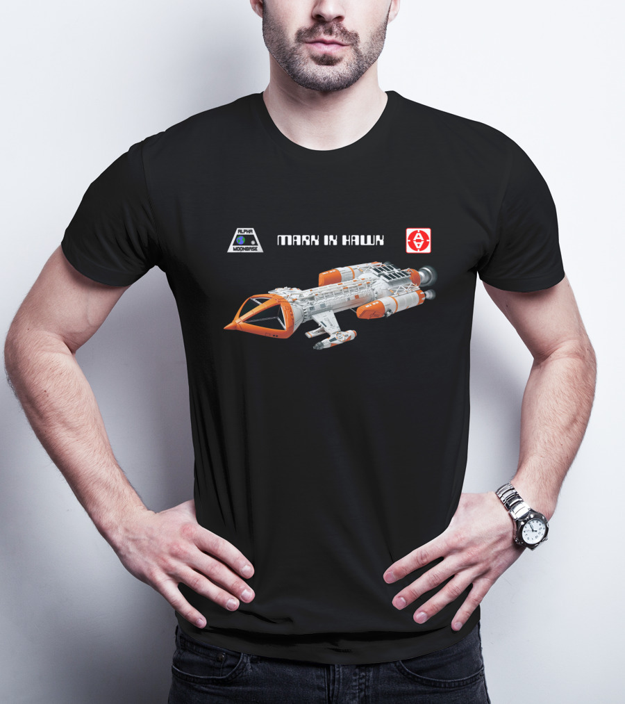 Alpha Moonbase Mark IX Hawk Spacecraft T-Shirt