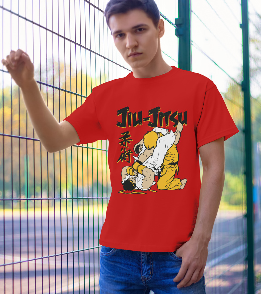 Jiu Jitsu Street Ryu Ken Martial Arts Showdown T-Shirt
