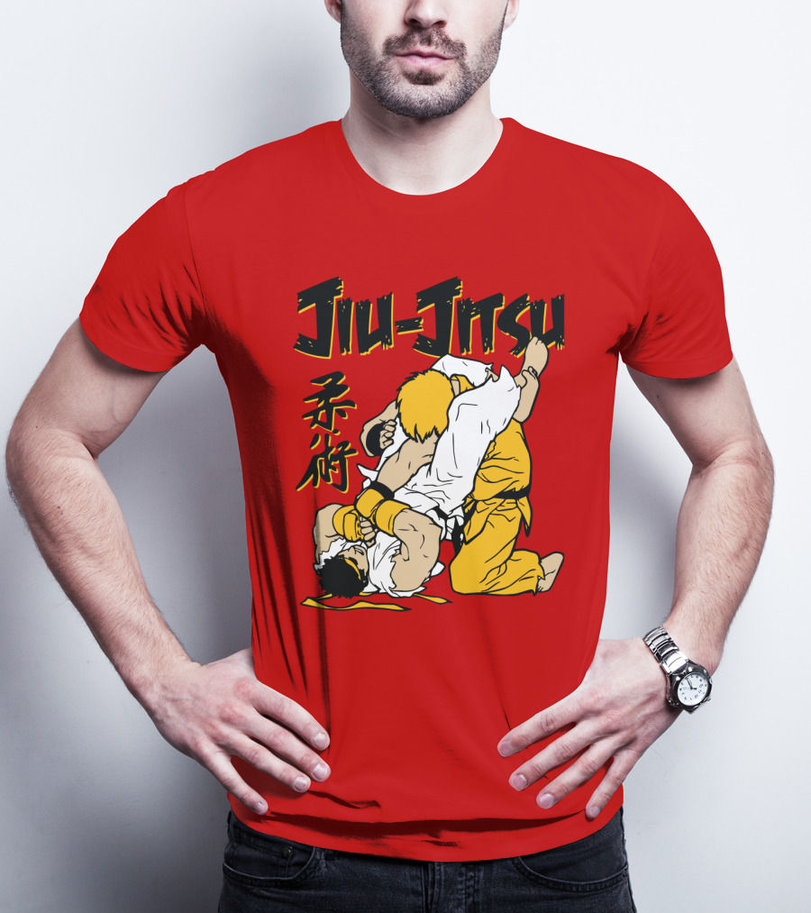 Jiu Jitsu Street Ryu Ken Martial Arts Showdown T-Shirt