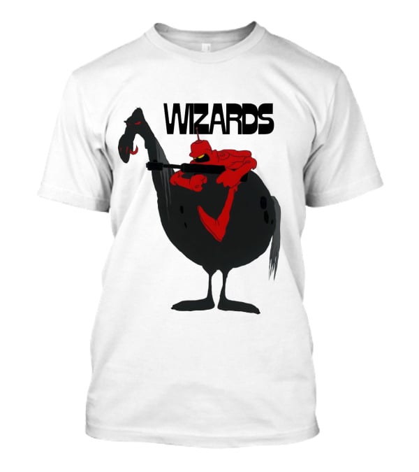 Wizards Animated Film Character Riding Creature T-Shirt