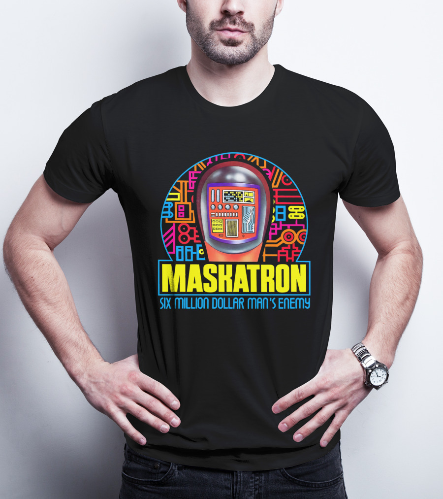 MASKATRON SIX MILLION DOLLAR MAN'S ENEMY T-Shirt